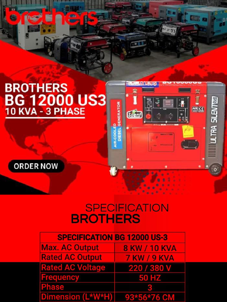 Brosur Genset | PDF