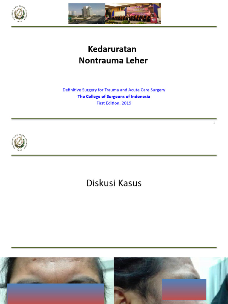 Kedaruratan Infeksi Leher Nontrauma | PDF