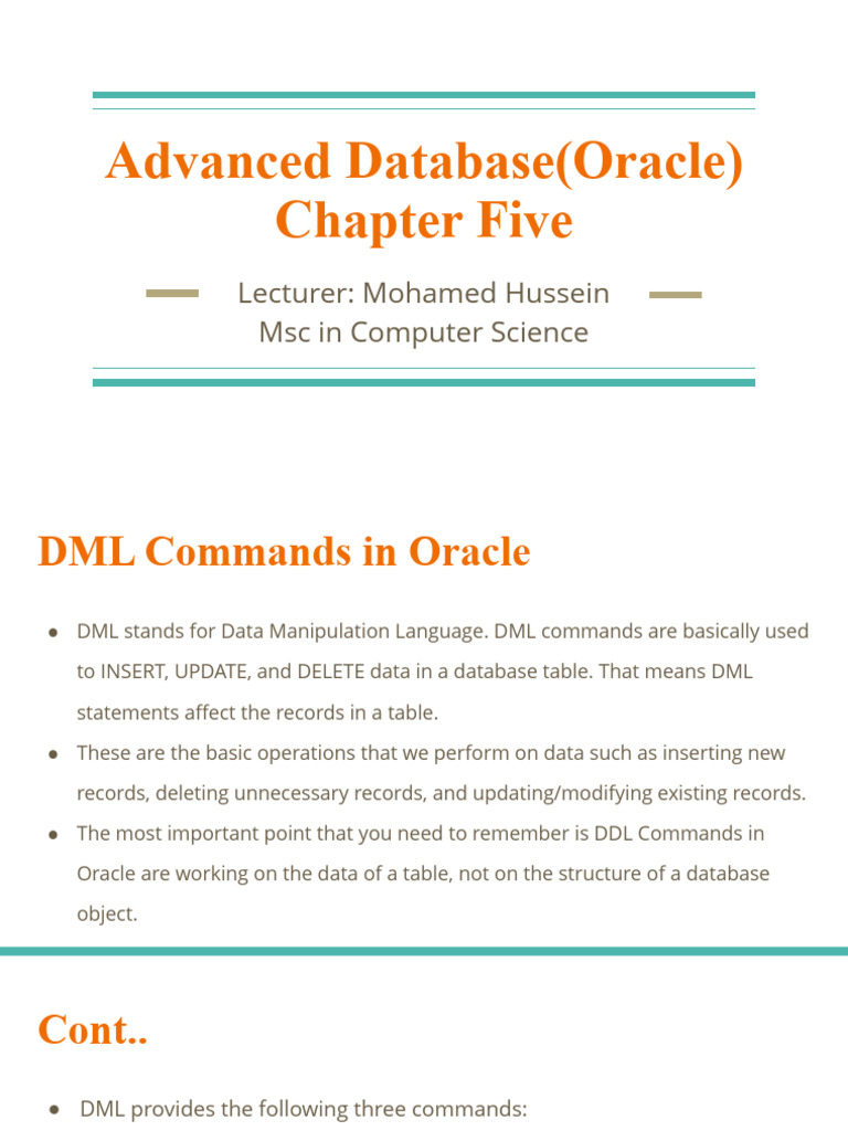 CH5 - Advanced Database | PDF | Table (Database) | Computer Data CH5 - Advanced Database | PDF | Table (Database) | Computer Data