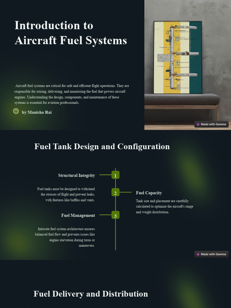 Aircraft Fuel Systems Overview | PDF | Pump
