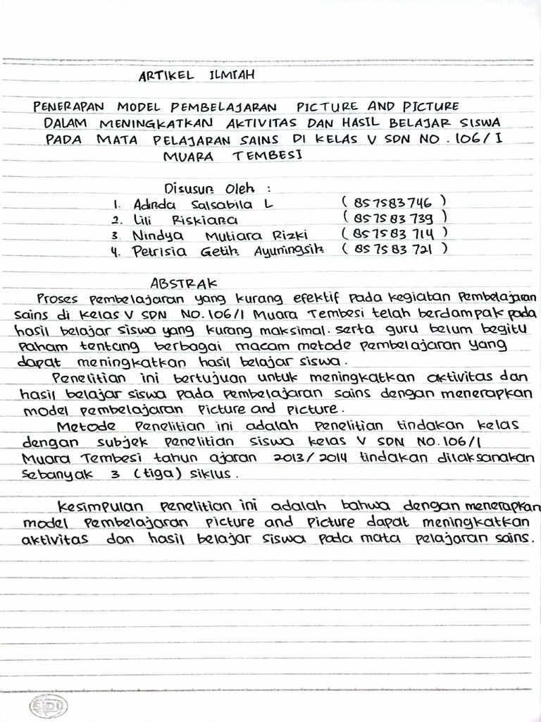 PDF - Artikel Karya Ilmiah Kelompok 2 | PDF