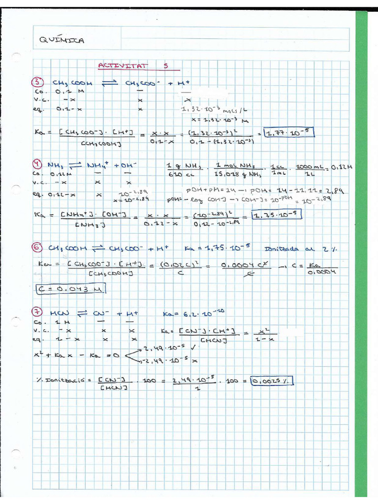 Activitat 4 Quimica | PDF