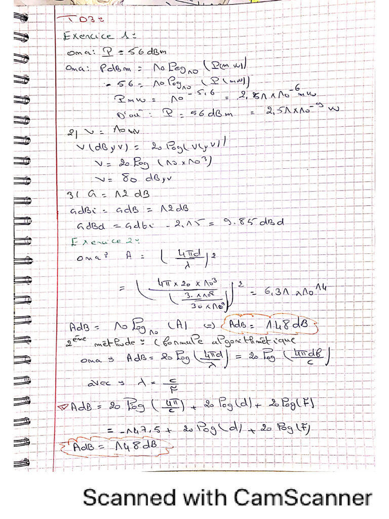 Solution Td3 Telecom Pdf