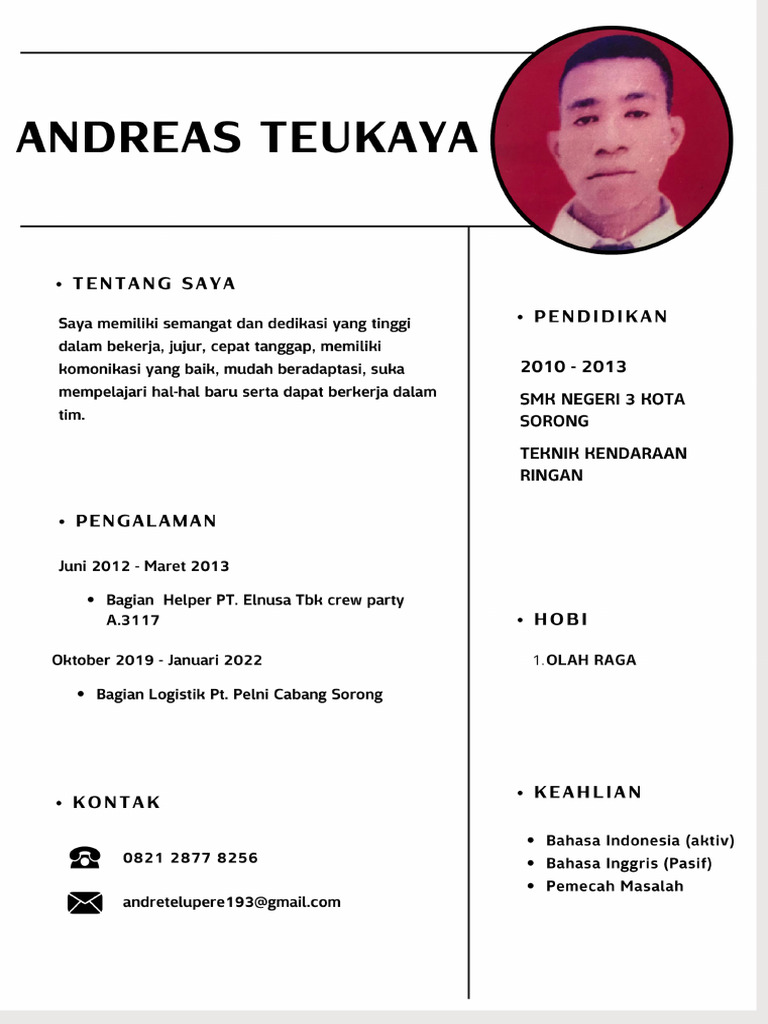 Blue Light Blue Color Blocks Flight Attendant CV | PDF
