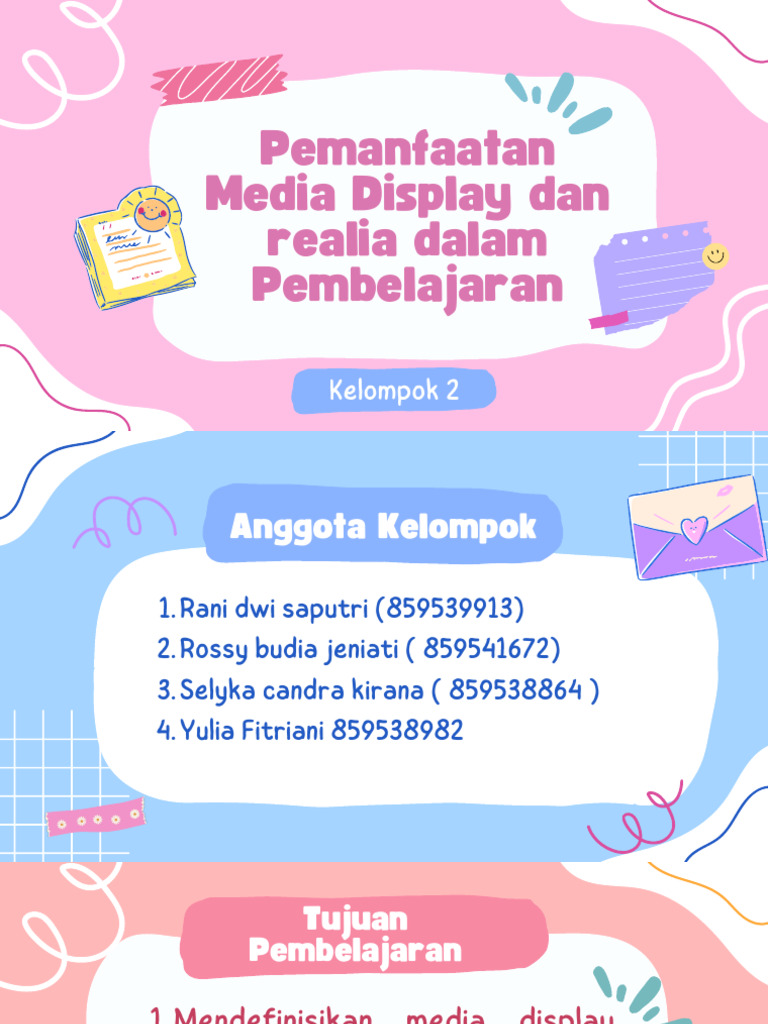 Modul 3 (Pemanfaatan Media Display Dan Realia Dalam Pembelajaran) | PDF ...