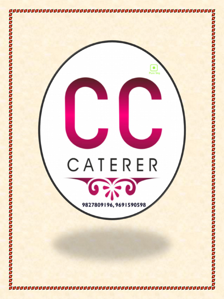 CC Caterer Sample Menu | PDF | Chinese Cuisine | Tableware