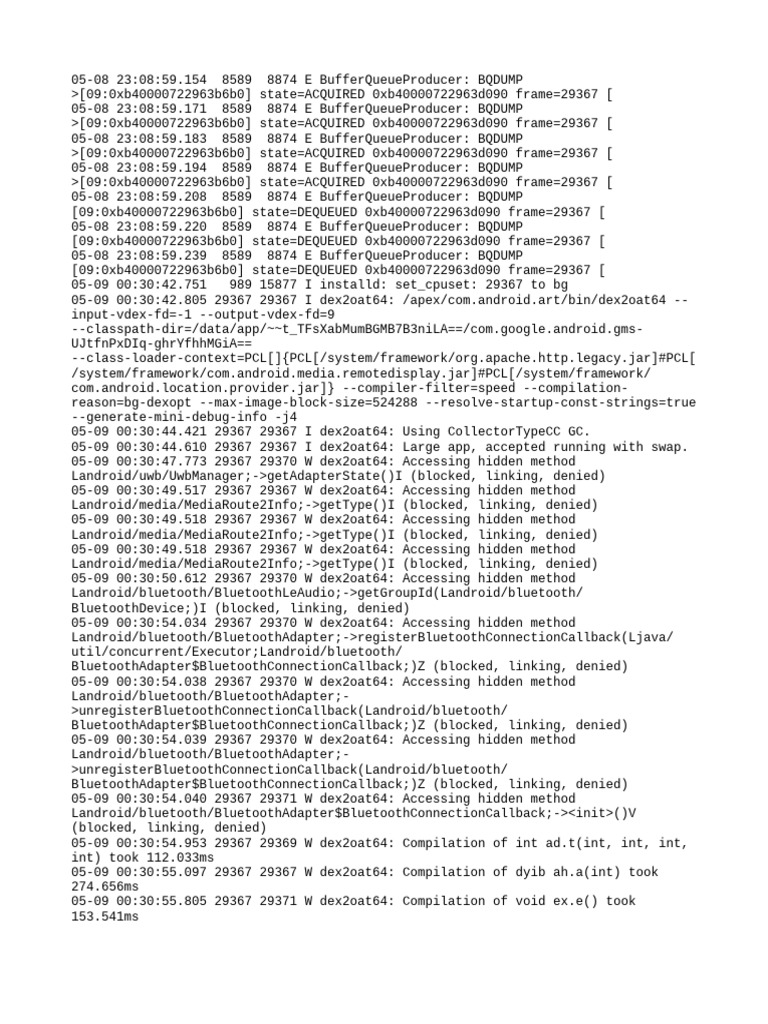 Log | PDF | Computer Architecture | Computer Engineering