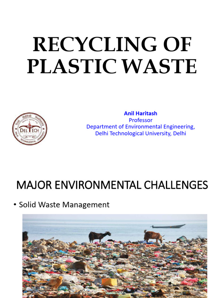 Plastic Waste Recycling Guide | PDF