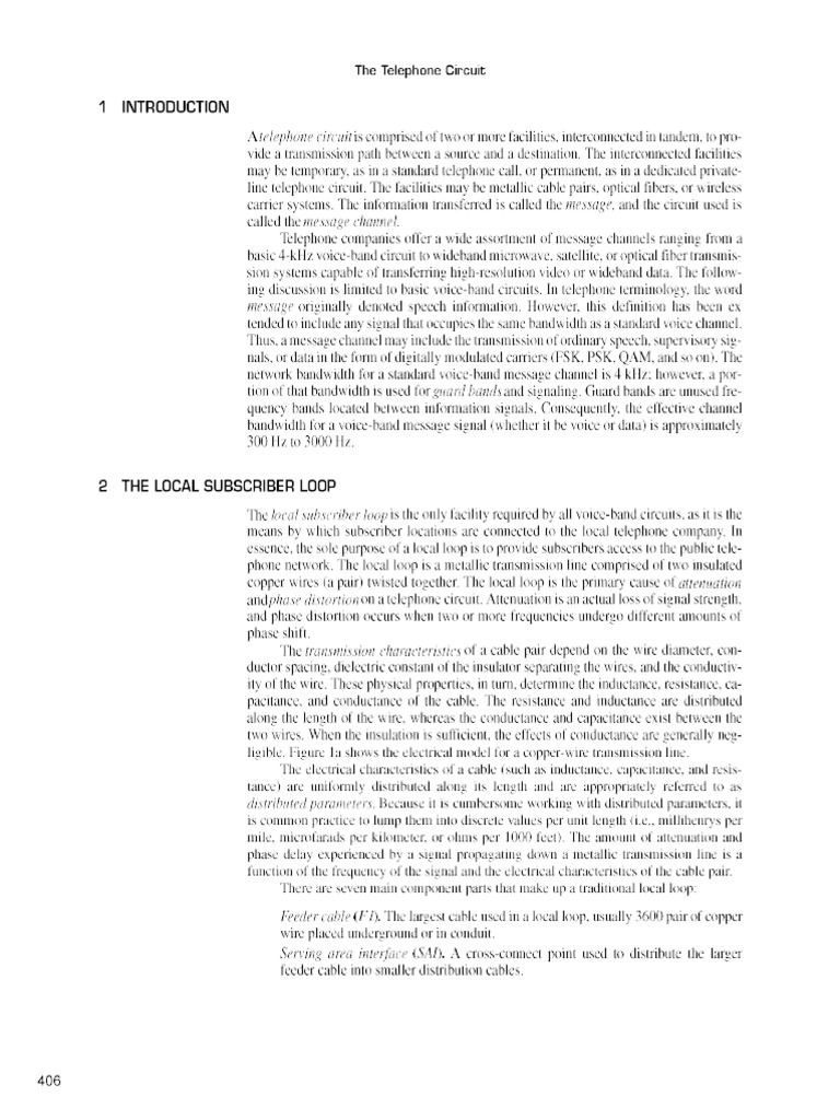 Telecommunication Switching System Part 1 | PDF