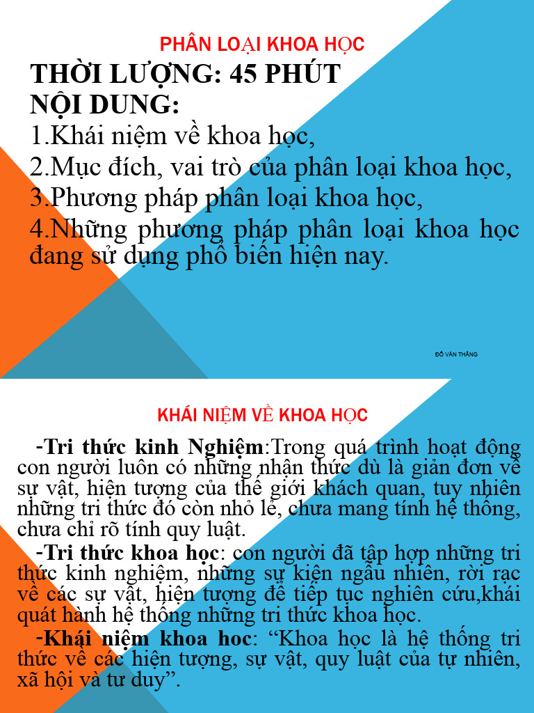 Phan loai khoa hoc | PDF