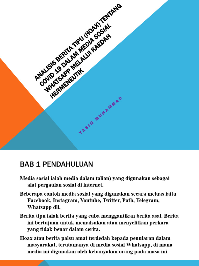 Pembentangan Proposal 1-5 | PDF