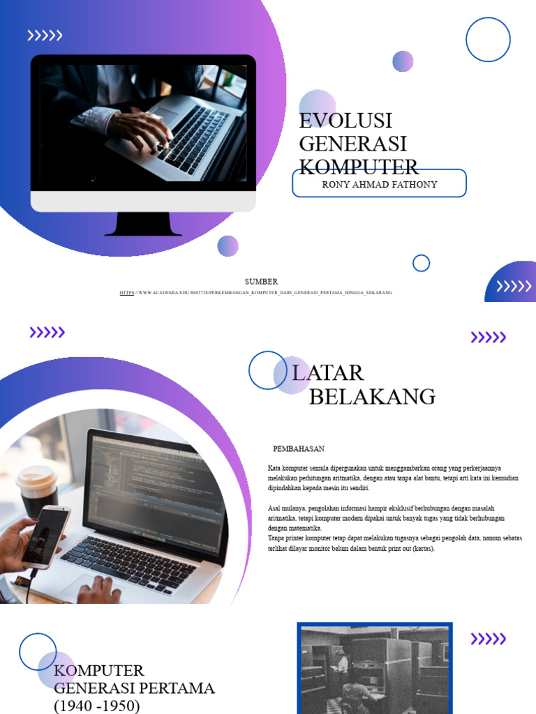 Evolusi Generasi Komputer 1 RONY AHMAD FATHONY | PDF