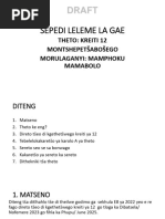 Maele Le Maelana A Setswana | PDF | Languages Of Africa | Languages
