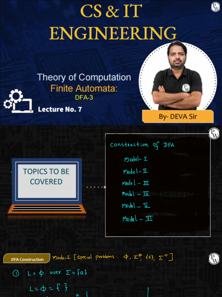 Finite Automata 07 Class Notes Pdf
