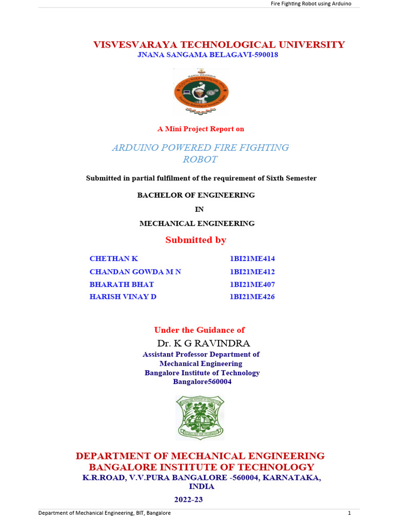 Fire Fighting Report | Download Free PDF | Electric Motor | Relay