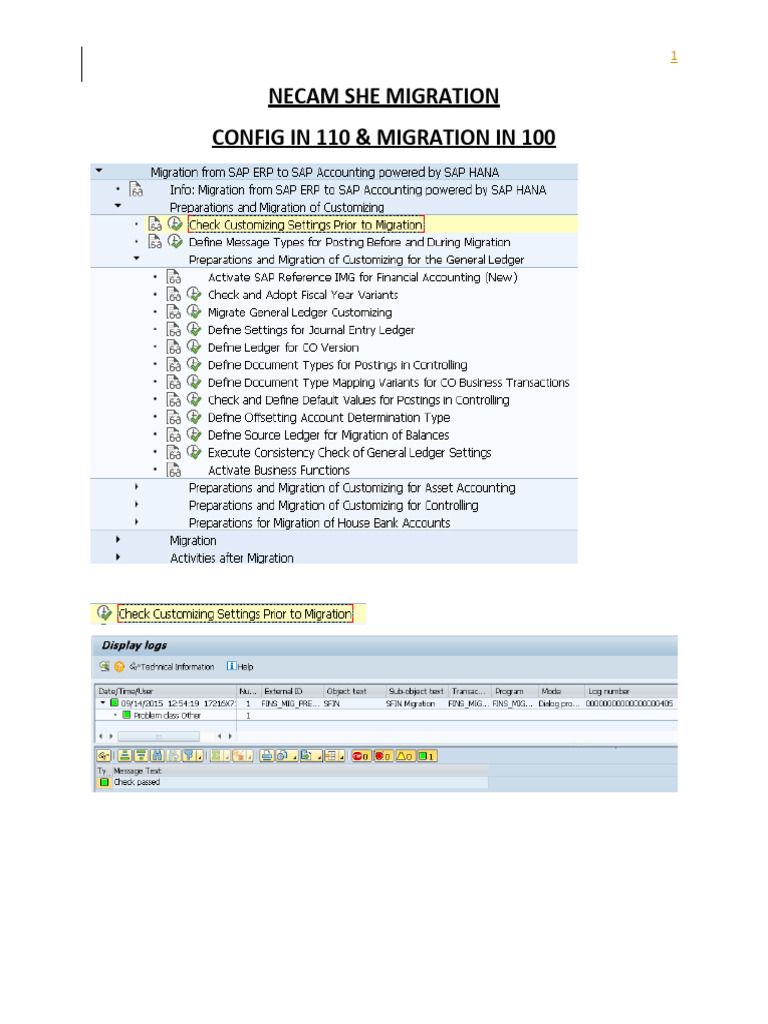 SAP Migration Guide | PDF | Database Transaction | Depreciation