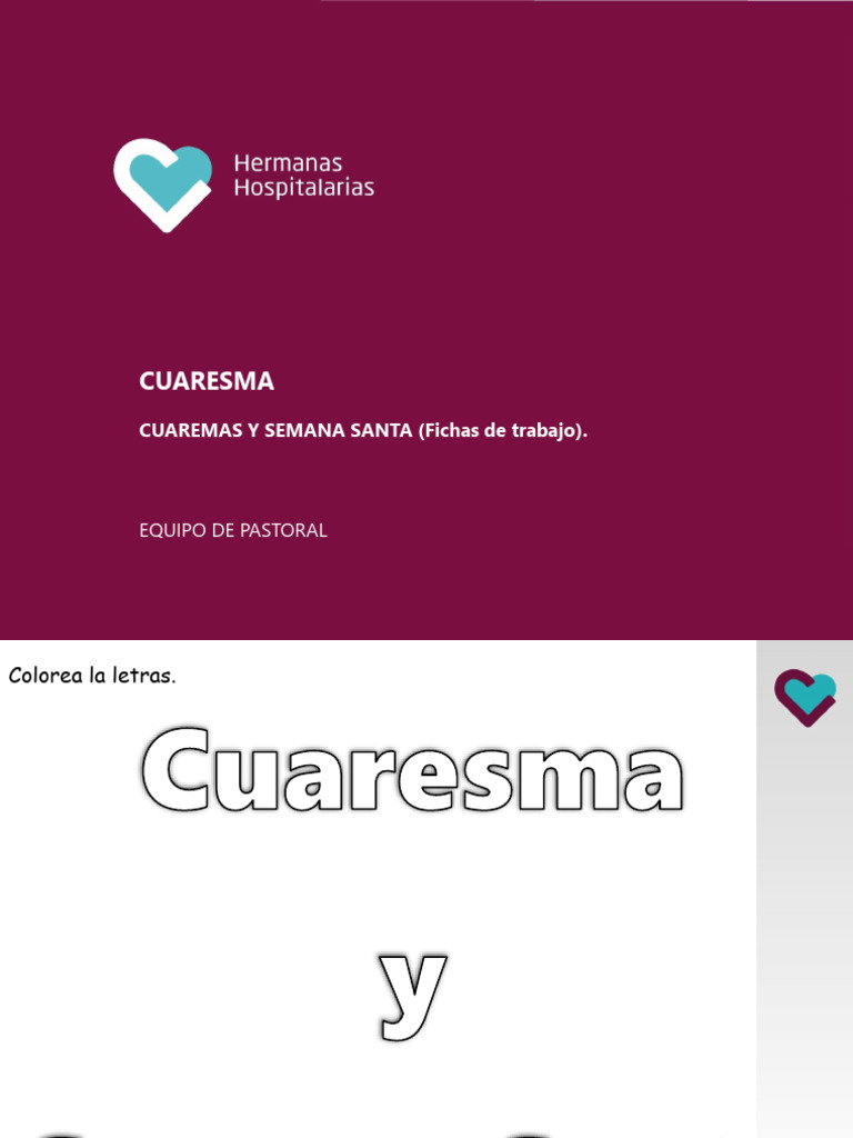 CUARESMA-Y-SEMANA-SANTA-PPT-Y-FICHAS | PDF | Pascua de Resurrección | Jesús