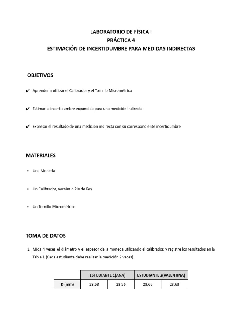 GUÍA PRÁCTICA 4 (1) | PDF | Medición | Volumen