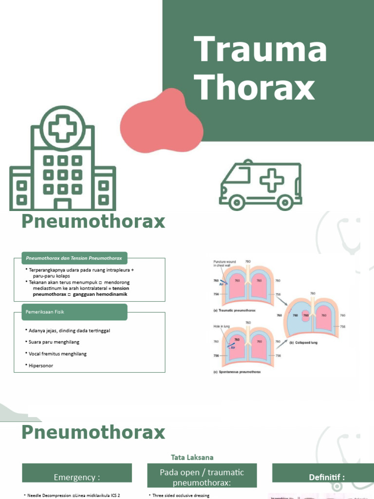 Trauma Thorax dan Penanganannya | PDF