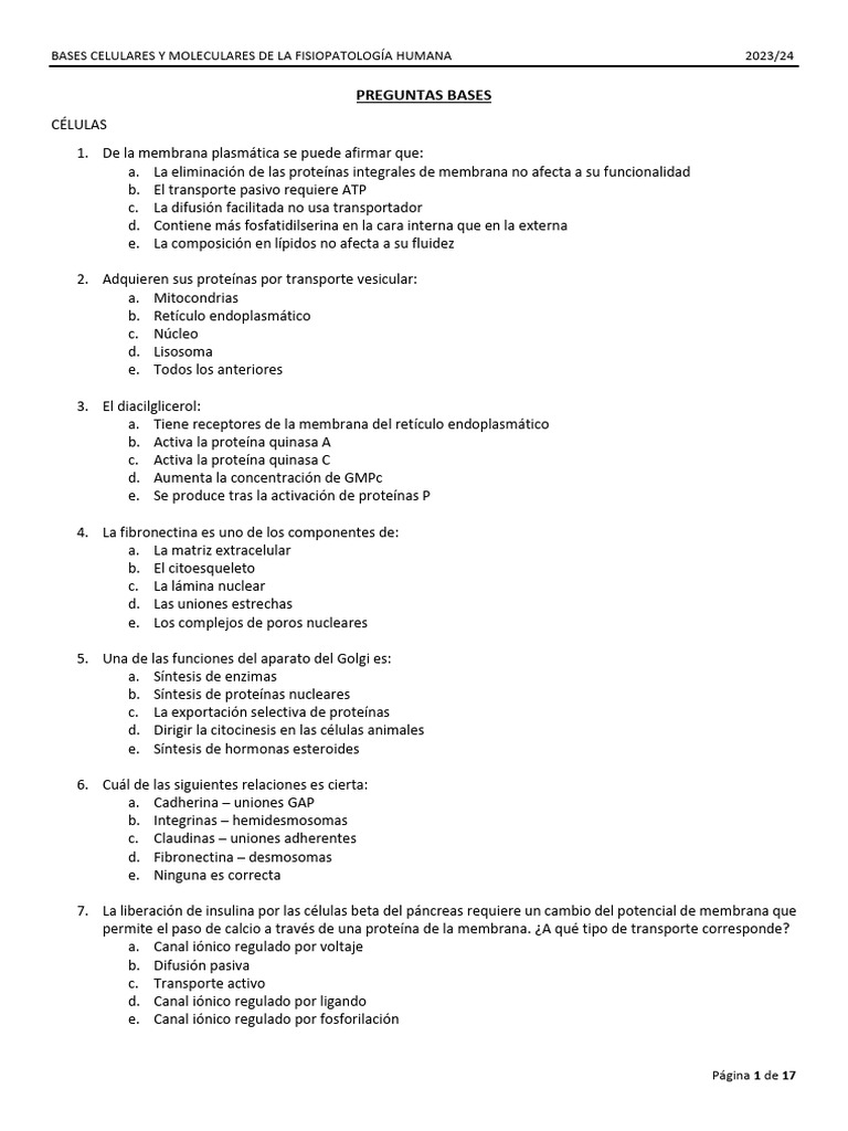 Preguntas Bases | PDF | Adn | Rna