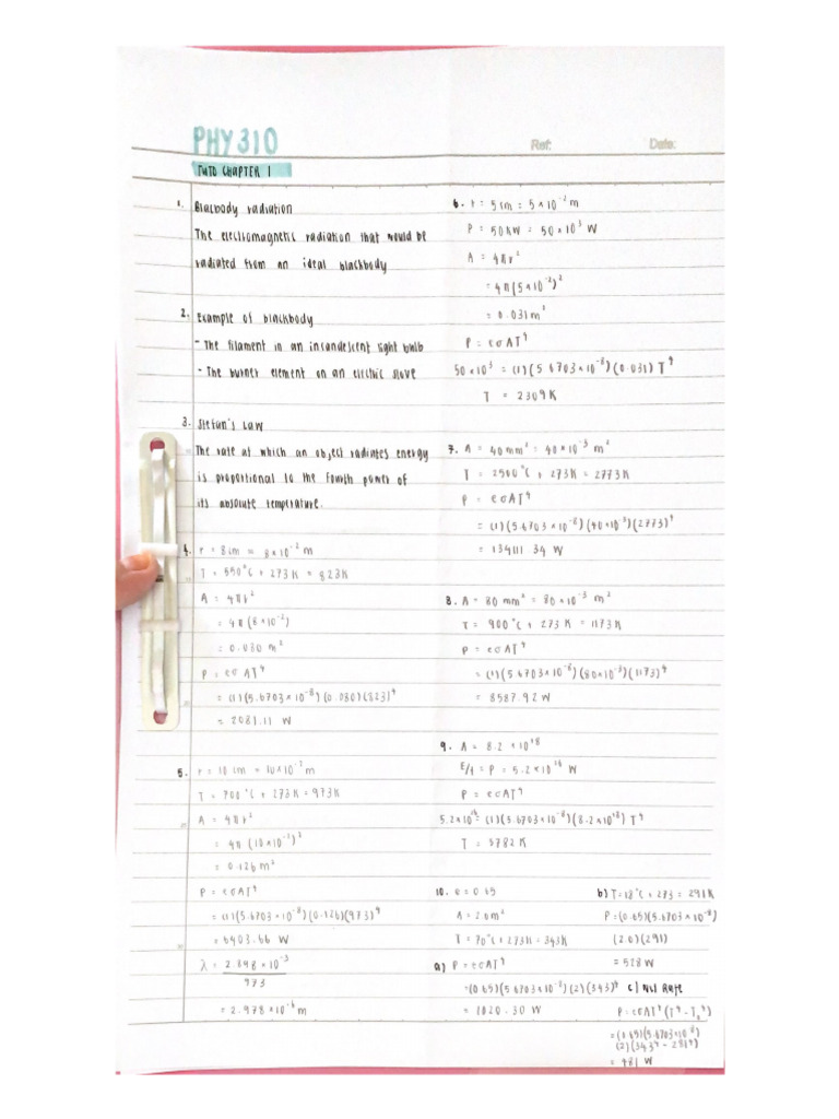 Phy 310 Tuto 1-3 | PDF