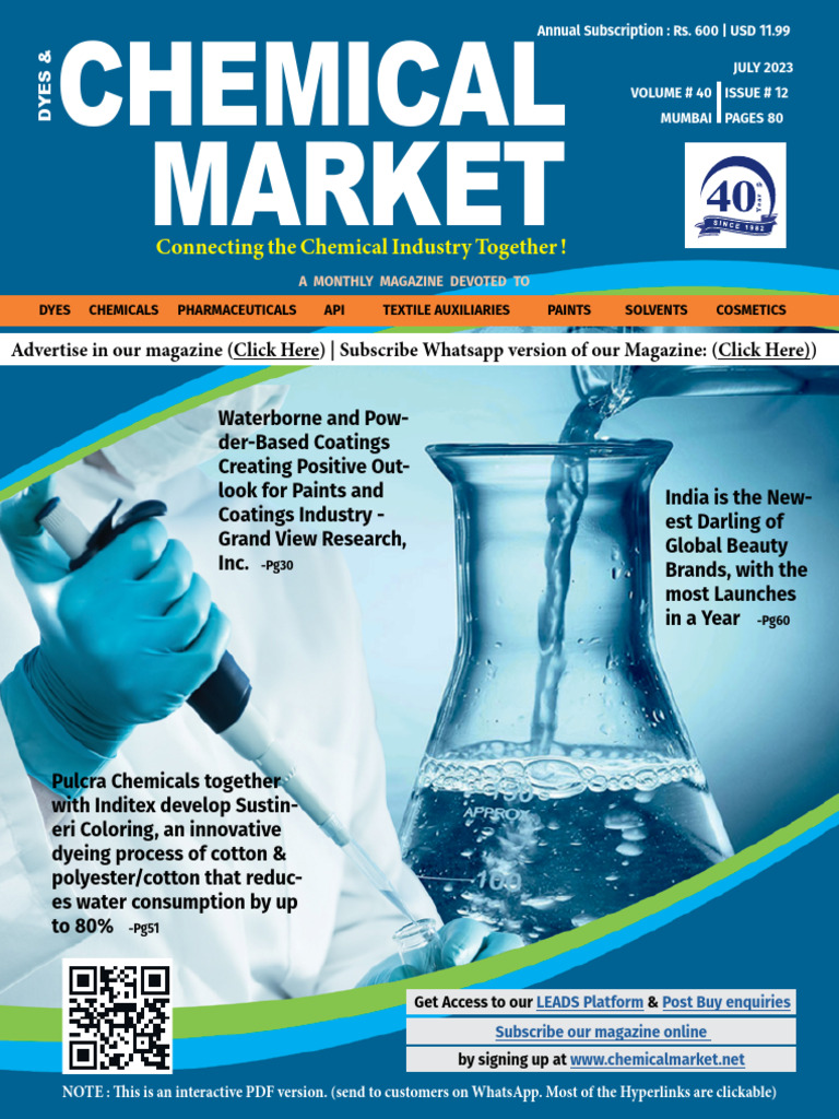 Connecting The Chemical Industry Together !: A Monthly Magazine Devoted ...