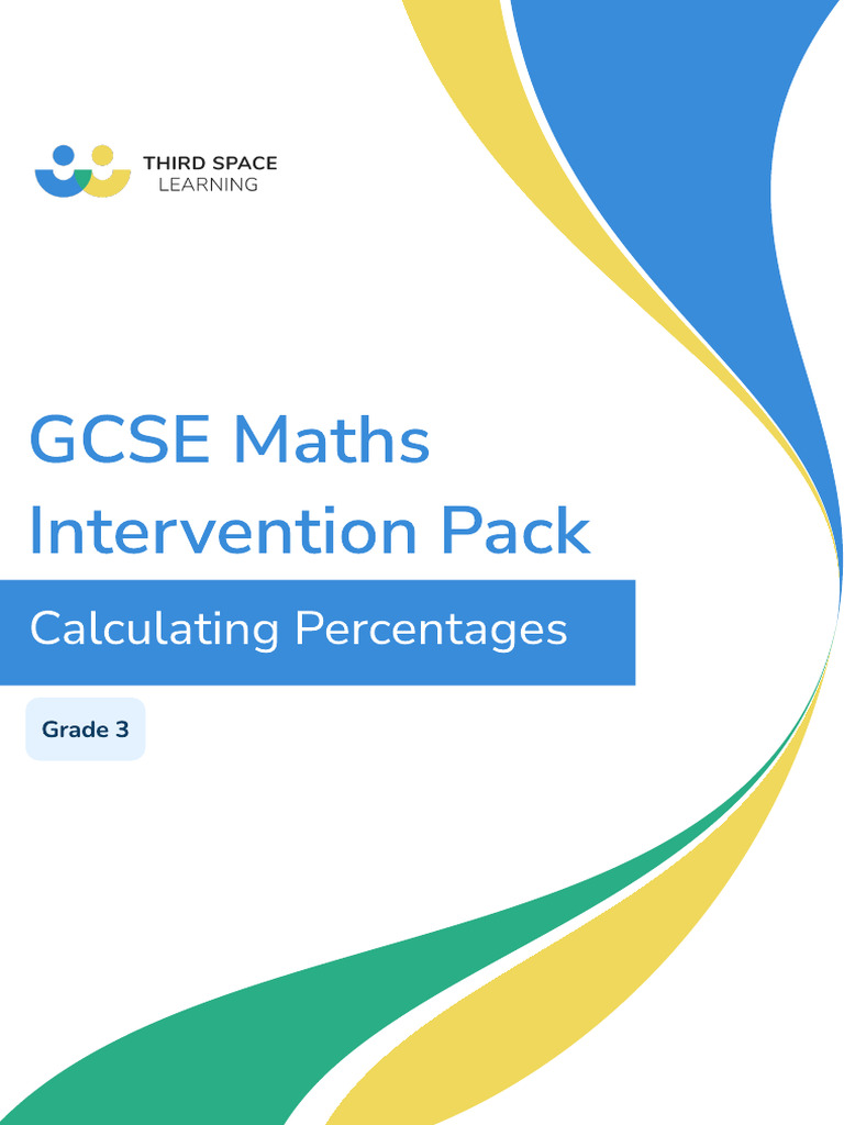 Calculating Percentages Pdf Percentage Mathematics