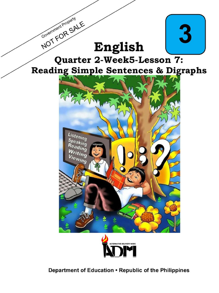 English3_Q2_Mod5_Lesson7_Reading-Simple-Sentences-and-Digraphs_Version-3 | PDF | Learning ...
