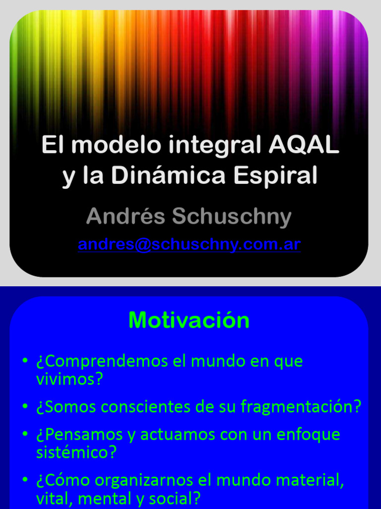 El Modelo Integral AQAL | PDF | Mente | Las emociones