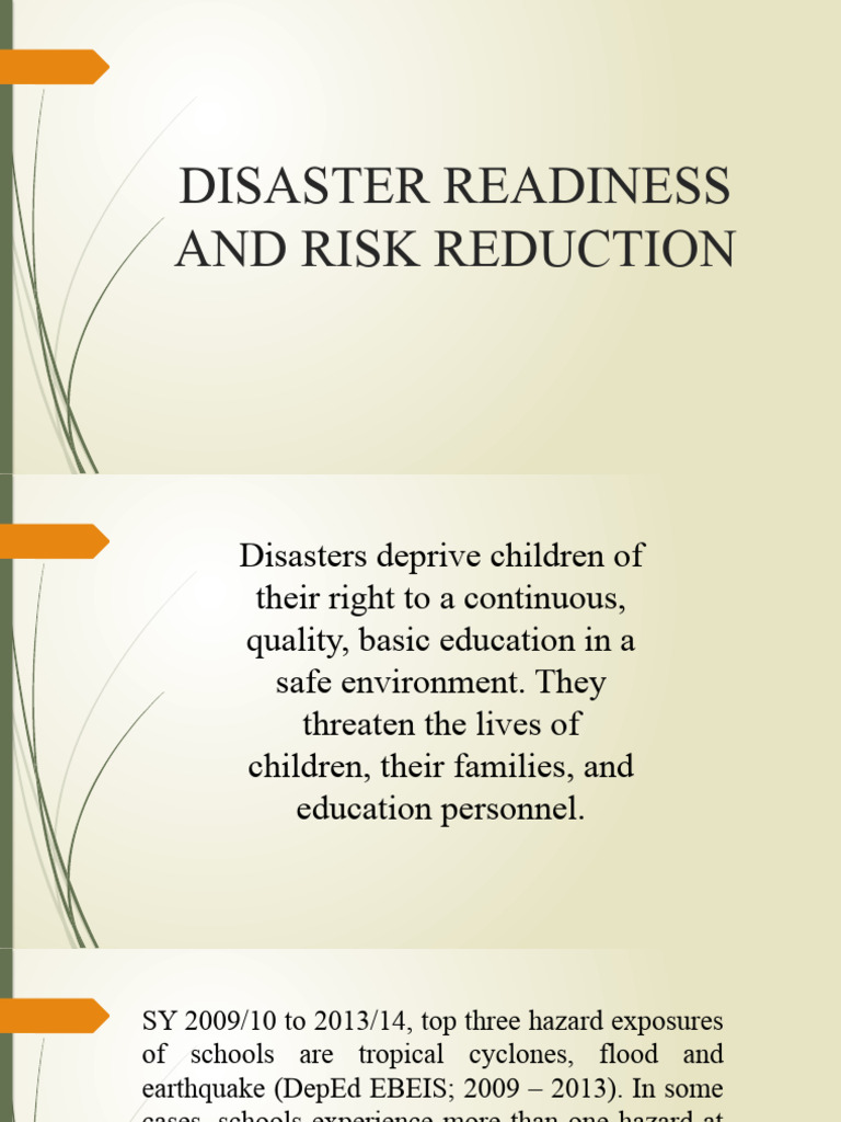 Disaster Readiness and Risk Reduction | PDF | Hazards | Natural Disasters