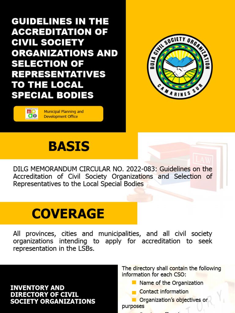 Cso Guidelines Pdf Government