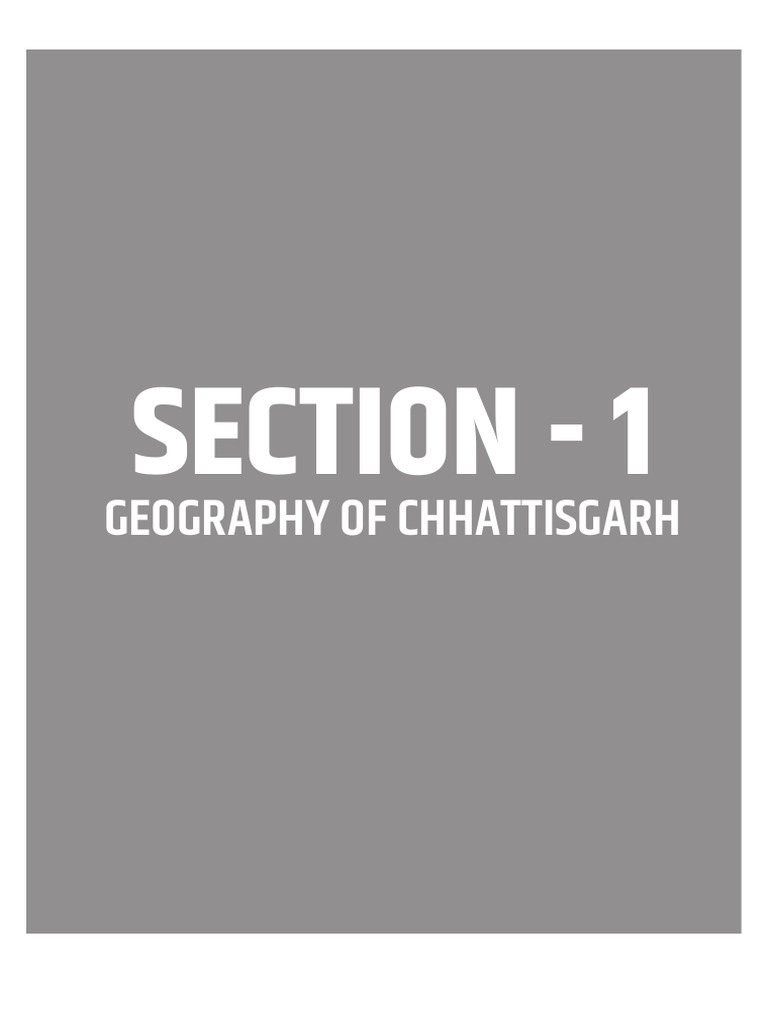 CG Geography | PDF