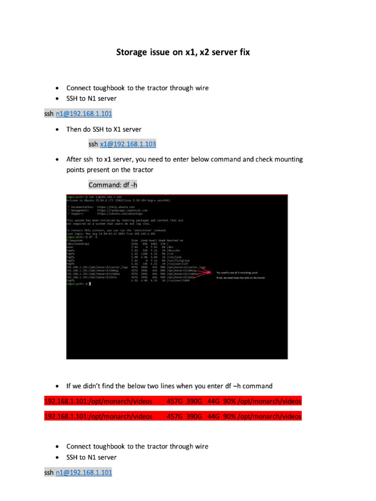 Storage Issue Pdf 