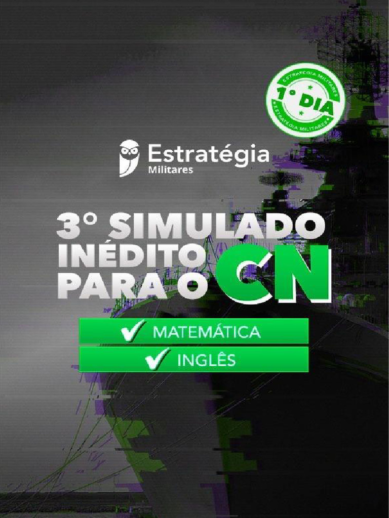 3 SIMULADO CN 1º DIA Estratégia Militares | PDF | Matemática elementar | Matemática