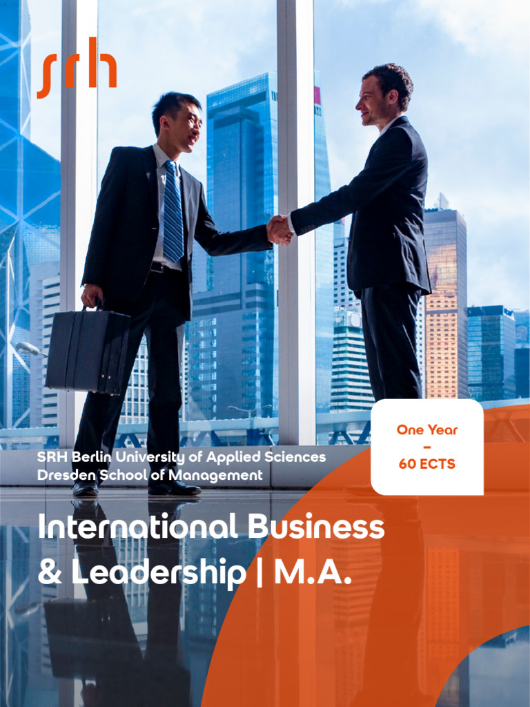Factsheet 4-Pager DSM MA International Business and Leadership 60 ECTS | PDF | Master's Degree ...