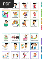 Pictogramas de Rutinas Diarias para Niños | PDF
