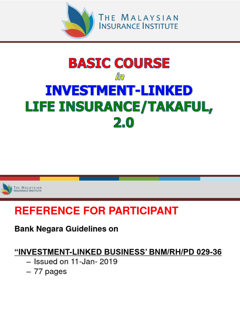 Basic Investment Linked Insurance_ Takaful | PDF | Investment Fund ...