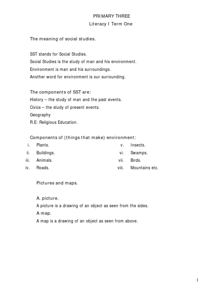 Primary 3 Social Studies Basics | PDF | Transport | Communication
