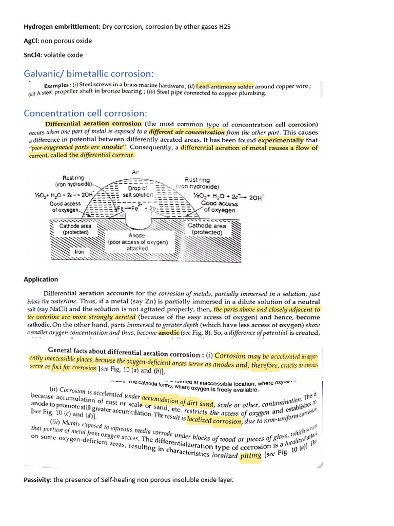 Corrosion Control and Prevention Methods | PDF | Science & Mathematics ...