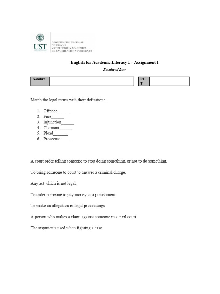 Assignment 1 ILA LAW 2024 | PDF | Lawyer | Prosecutor Assignment 1 ILA LAW 2024 | PDF | Lawyer | Prosecutor