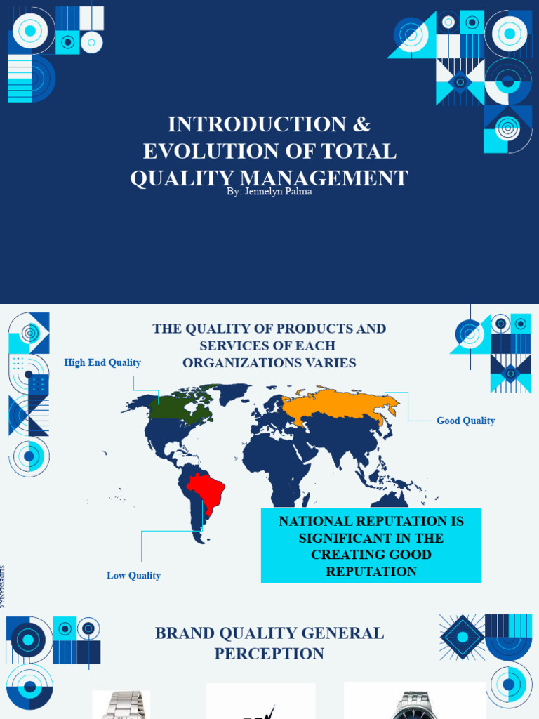 Group 1 TQM | PDF | Quality (Business) | Quality Assurance