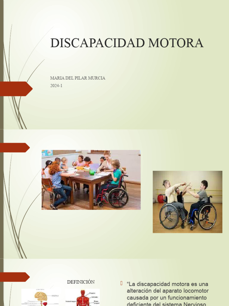Discapacidad Motora: Tipos y Causas | PDF | Lesión cerebral traumática ...