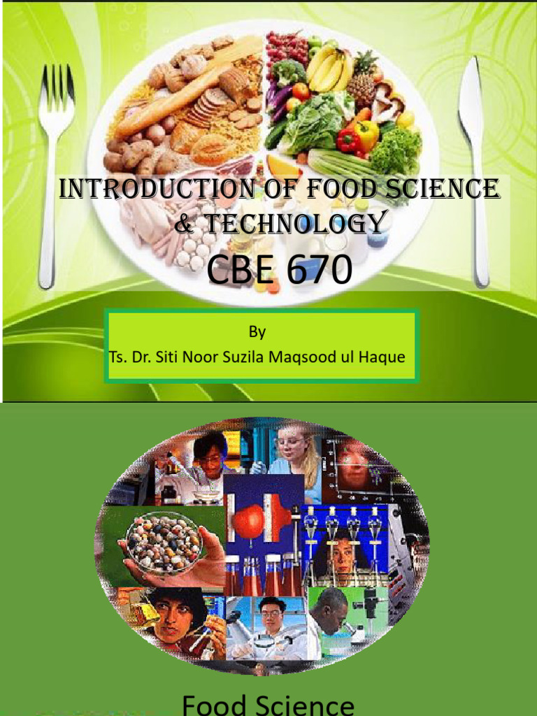 Lecture 1 | Download Free PDF | Food Science | Foods