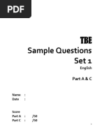 Soalan Latihan Tbe | PDF | Insurance | Indemnity