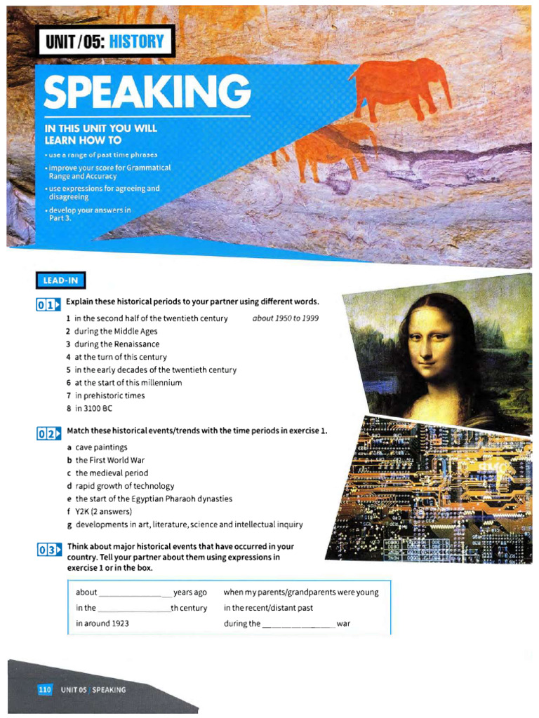 Speaking - History & Arts | PDF
