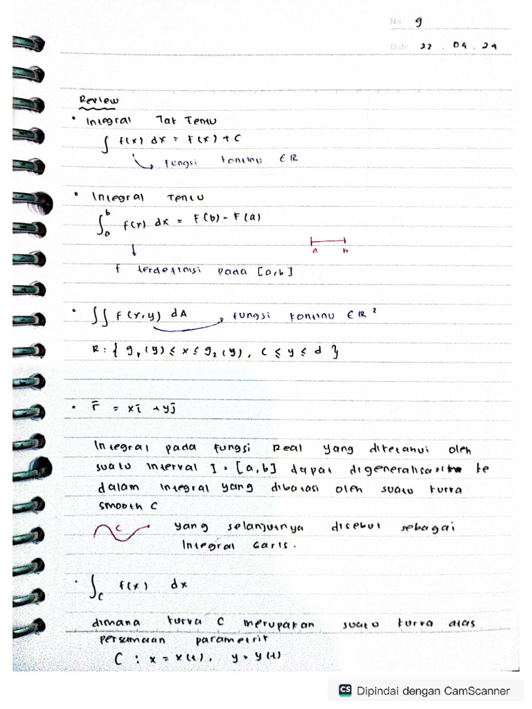 catatan kalkulus pert 9 | PDF