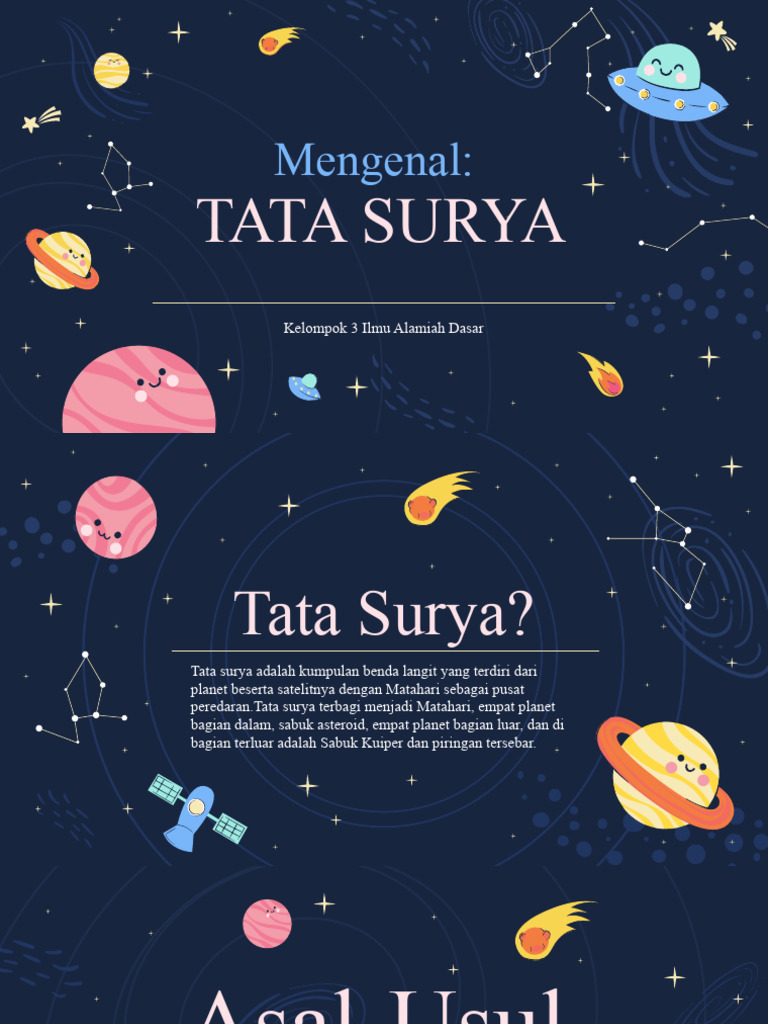 Kel 3 IAD Mengenal Tata Surya Fiks | PDF