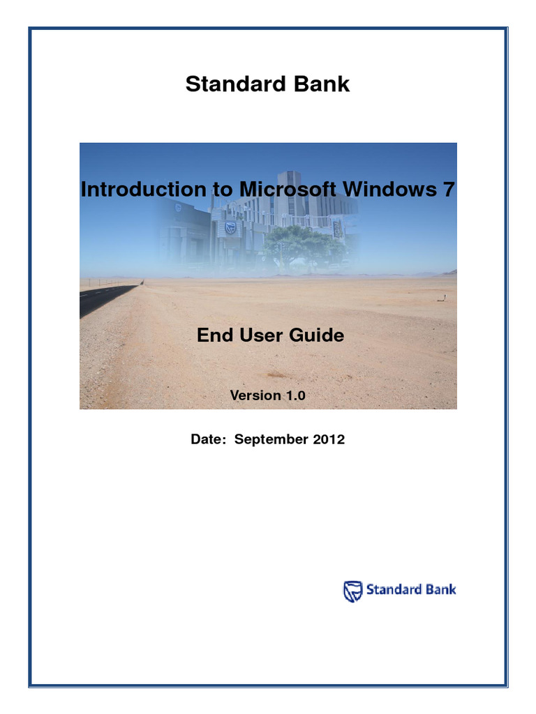 Introduction To Windows 7 LG | PDF | Computer File | Window (Computing)