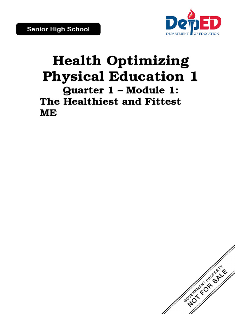 MODULE 1 HOPE 1 The Healthiest and Fitness Me Student | PDF | Physical Fitness | Behavior