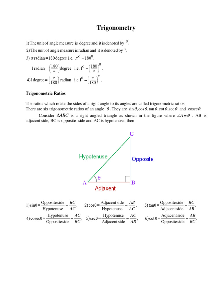 Trigonometry | PDF | Trigonometry | Trigonometric Functions